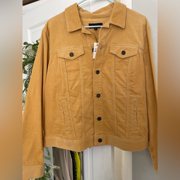 Talbots | Jackets & Coats | Nwt Talbots Mustard Colored Corduroy Jacket ...